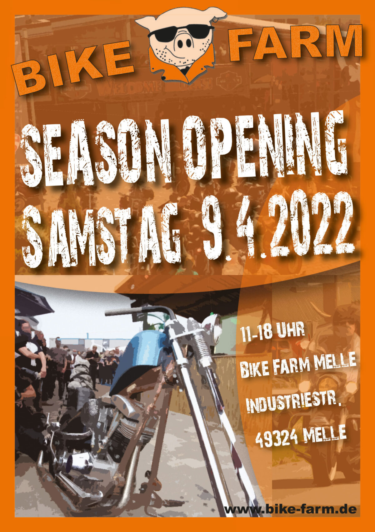 Bike Farm – Season Opening Samstag 9.4.2022 – Bike-Farm Melle